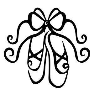 Custom Made | Accessories | Ballet Slippers Vinyl Decal | Poshmark